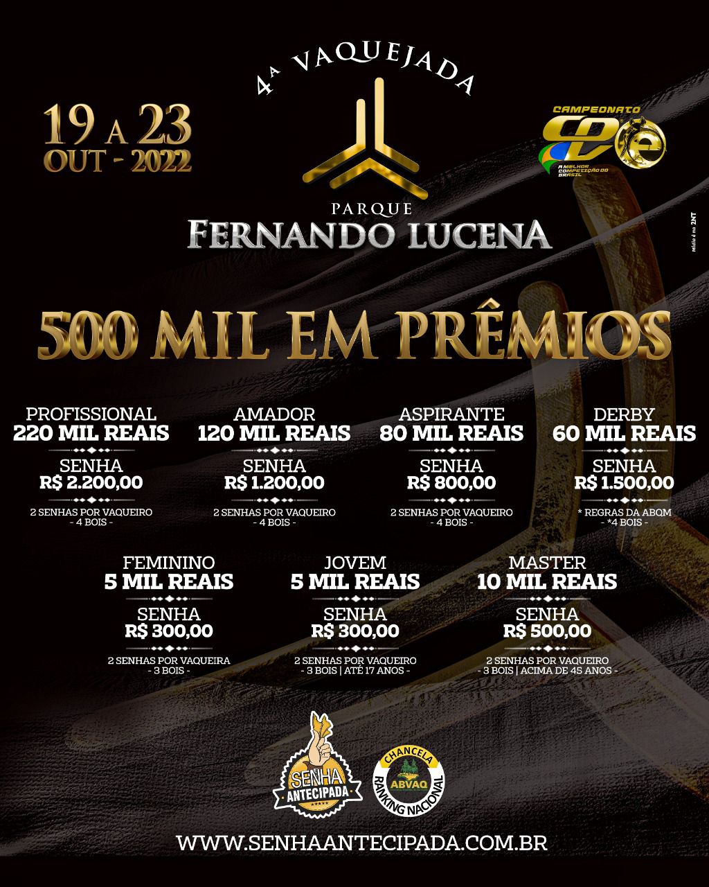 Portal Vaquejada - 4ª Vaquejada do Parque Haras Fernando Lucena - Etapa ...